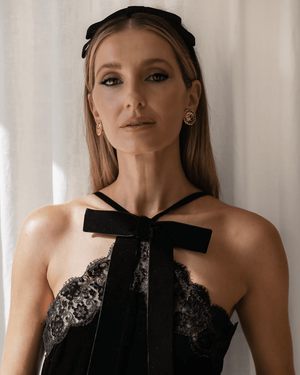 Kate Waterhouse wears "BRIGITTE" – FORD MILLINERY
