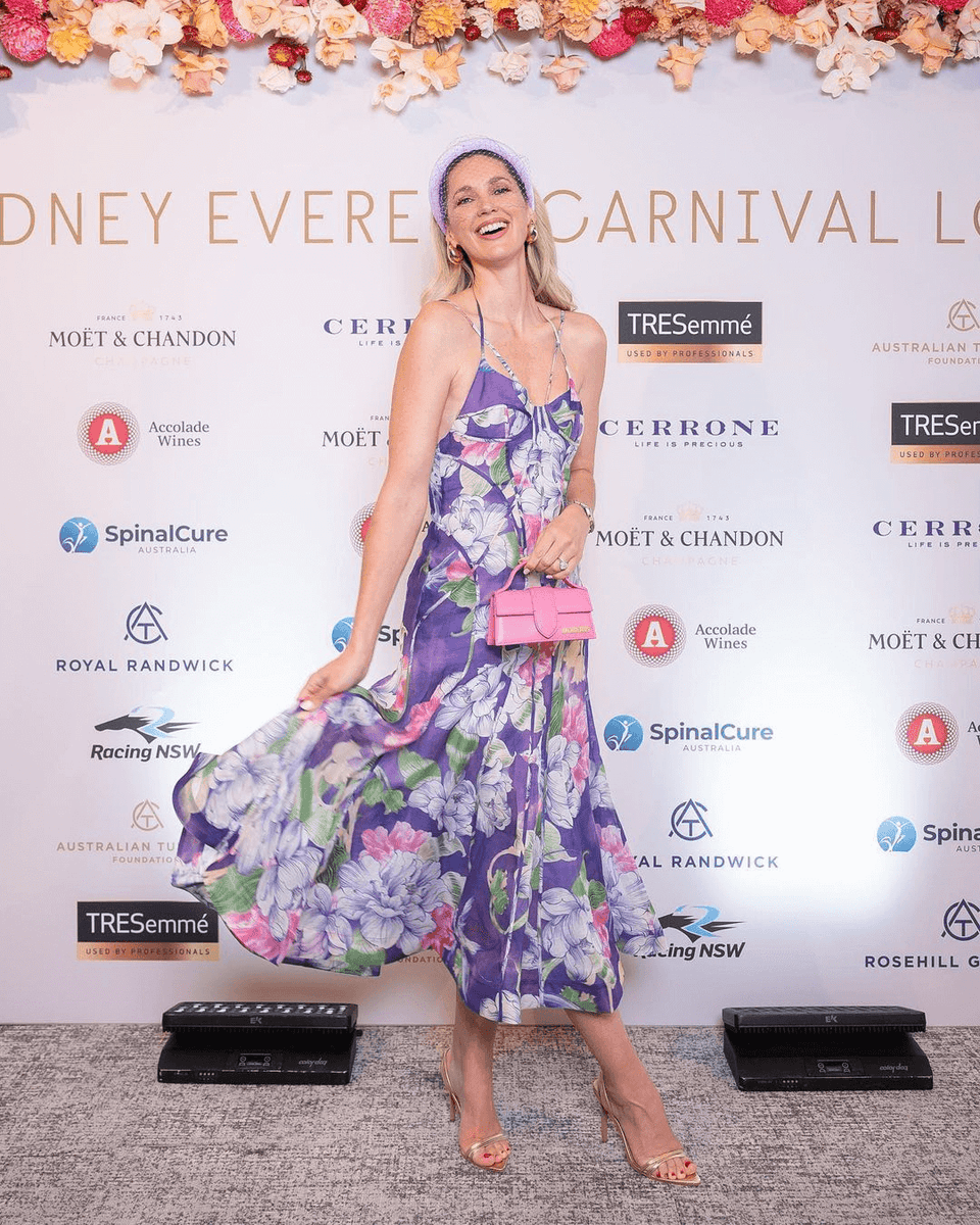 Nikki Phillips wearing "BLACK WIDOW" – FORD MILLINERY