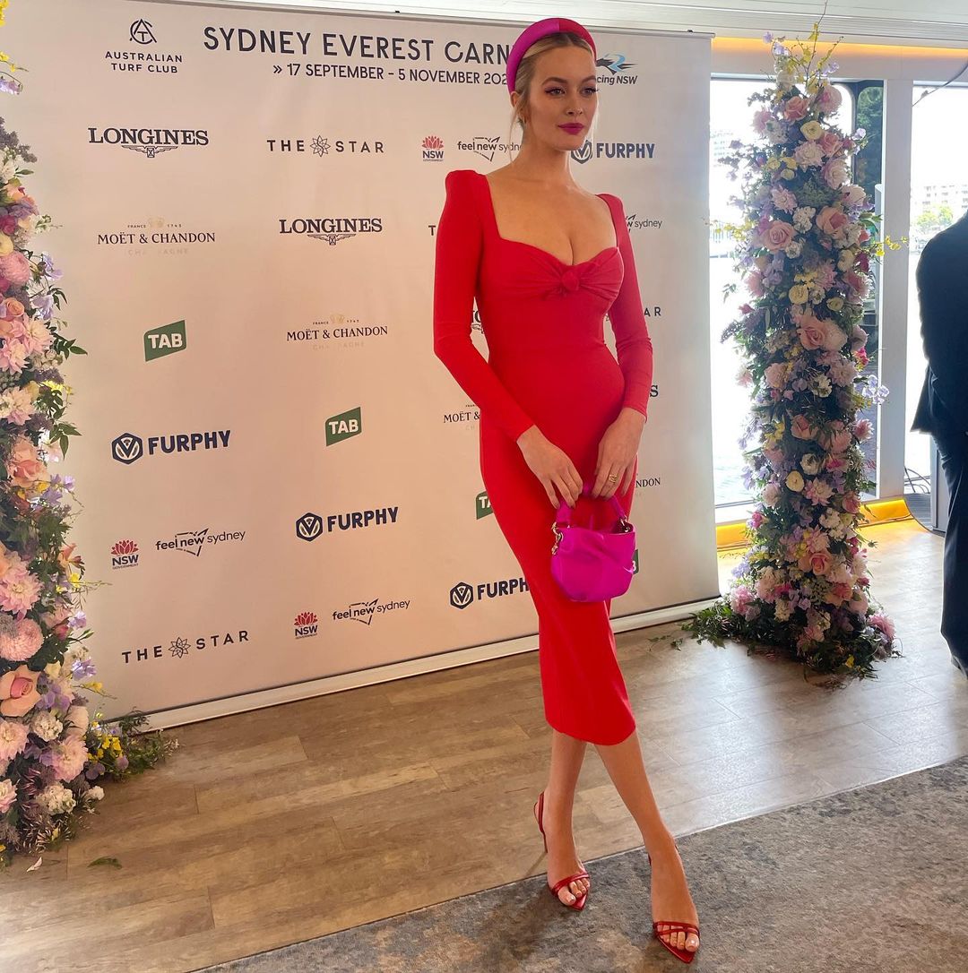 Simone Holtznagel in our "LANA" headpiece – FORD MILLINERY