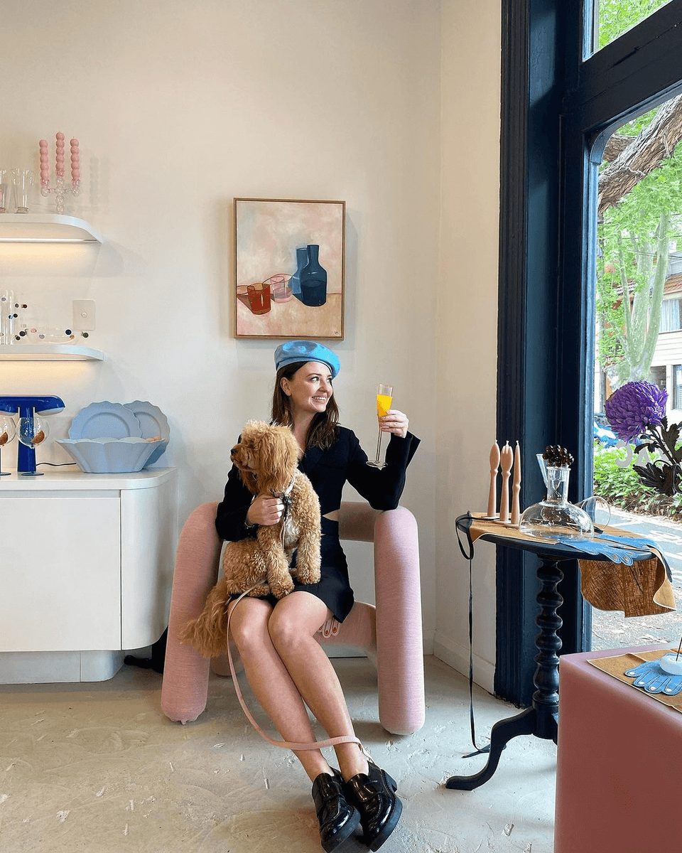 Charlotte Chimes in "SLICK" – FORD MILLINERY