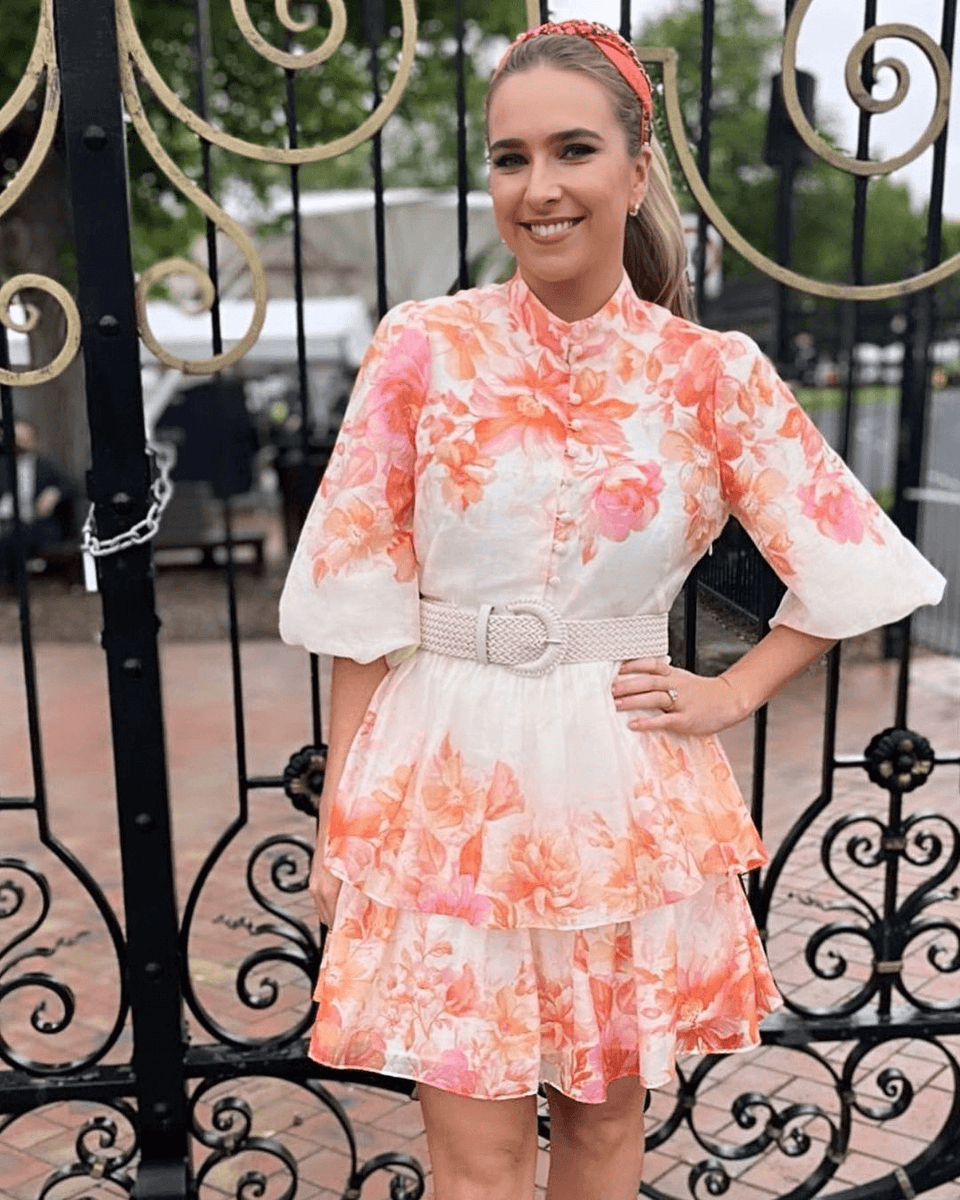 Grace Ramage wearing our "SUNNA" – FORD MILLINERY