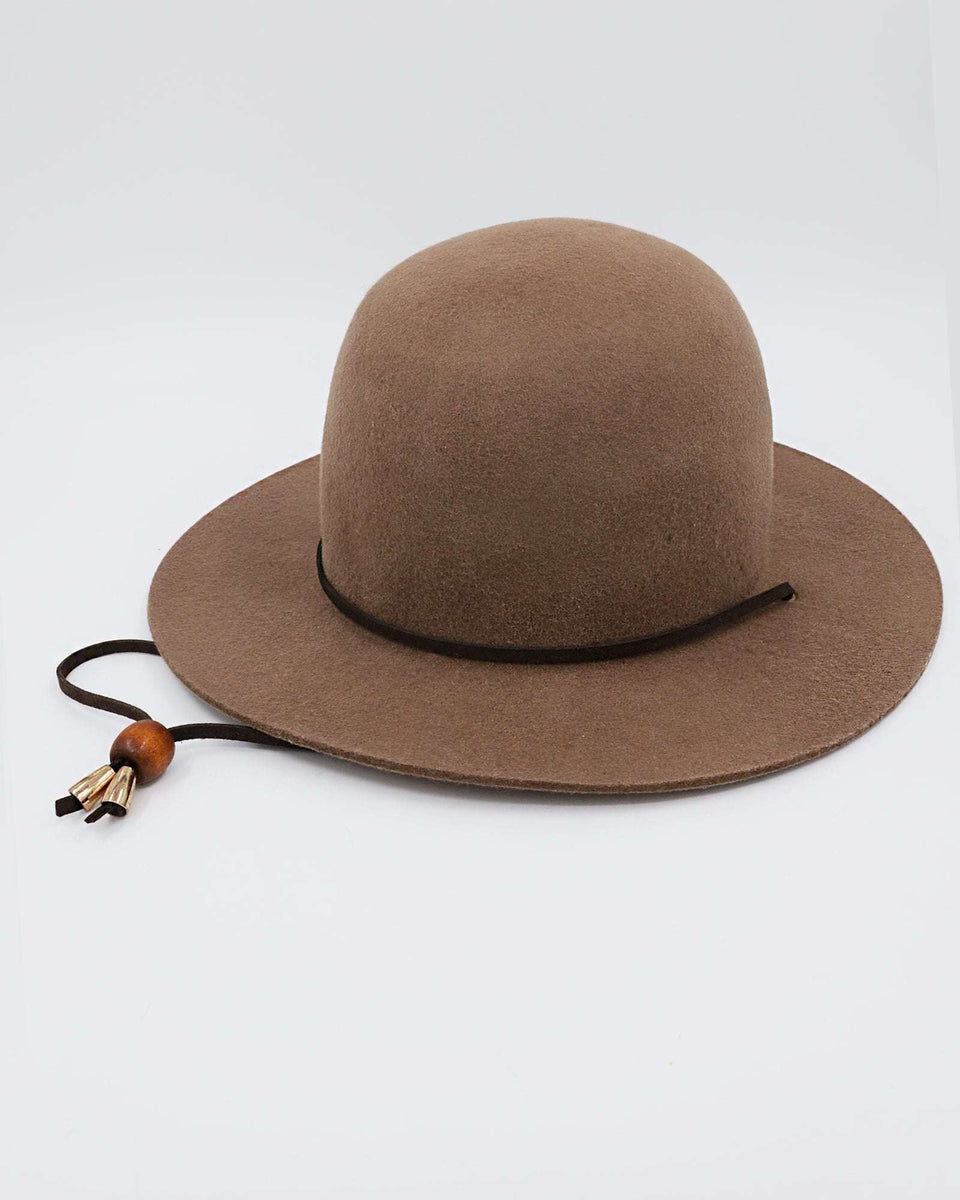 BOUNTY | Australian Wool Fedora Hat in brown | FORD MILLINERY