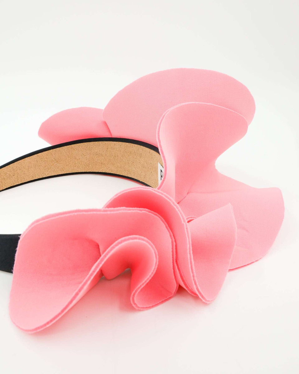 "POPPY" Floral Light Pink fascinator by Australian label, FORD MILLINERY
