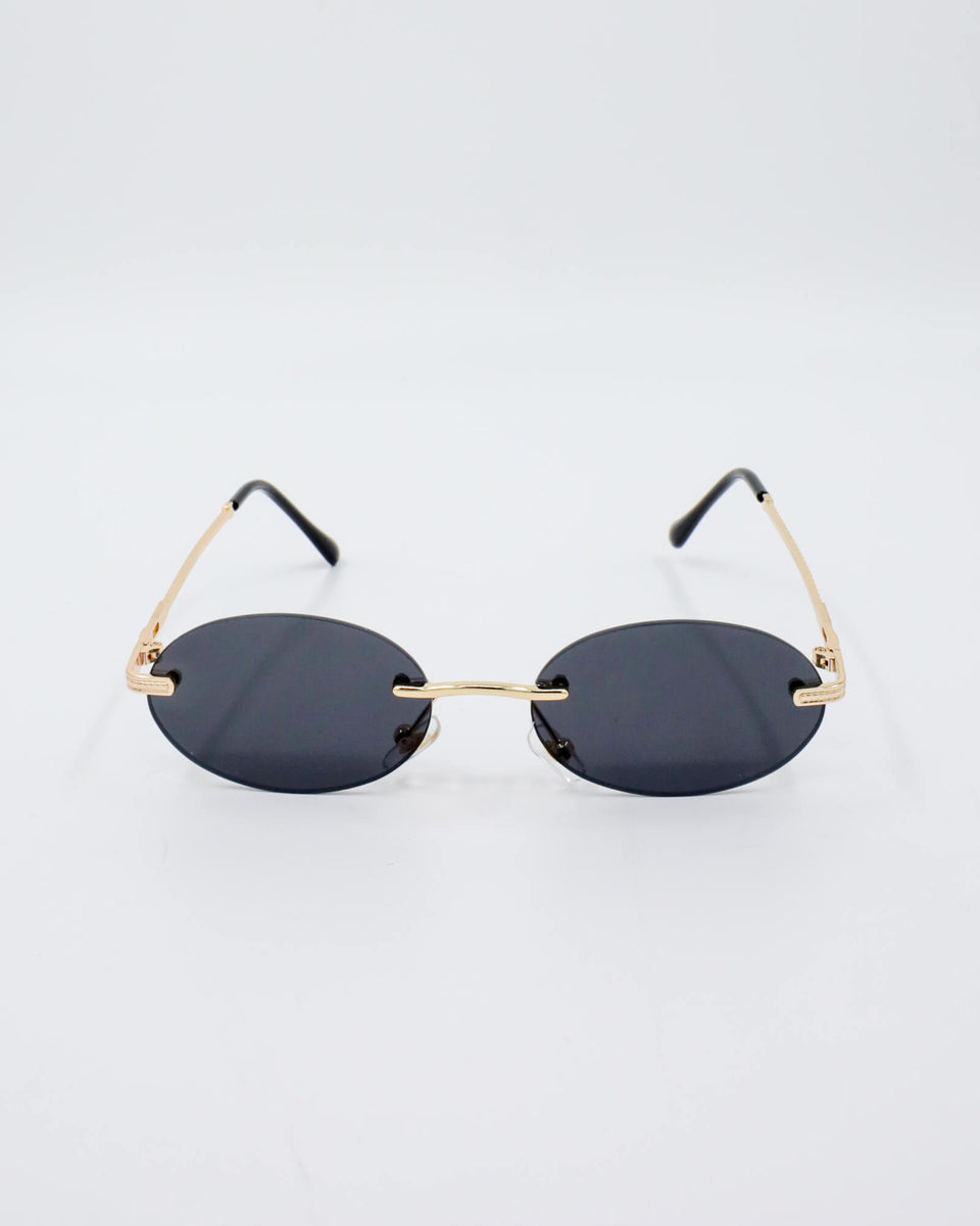 ORACLE Rimless Oval Sunglasses | FORD MILLINERY