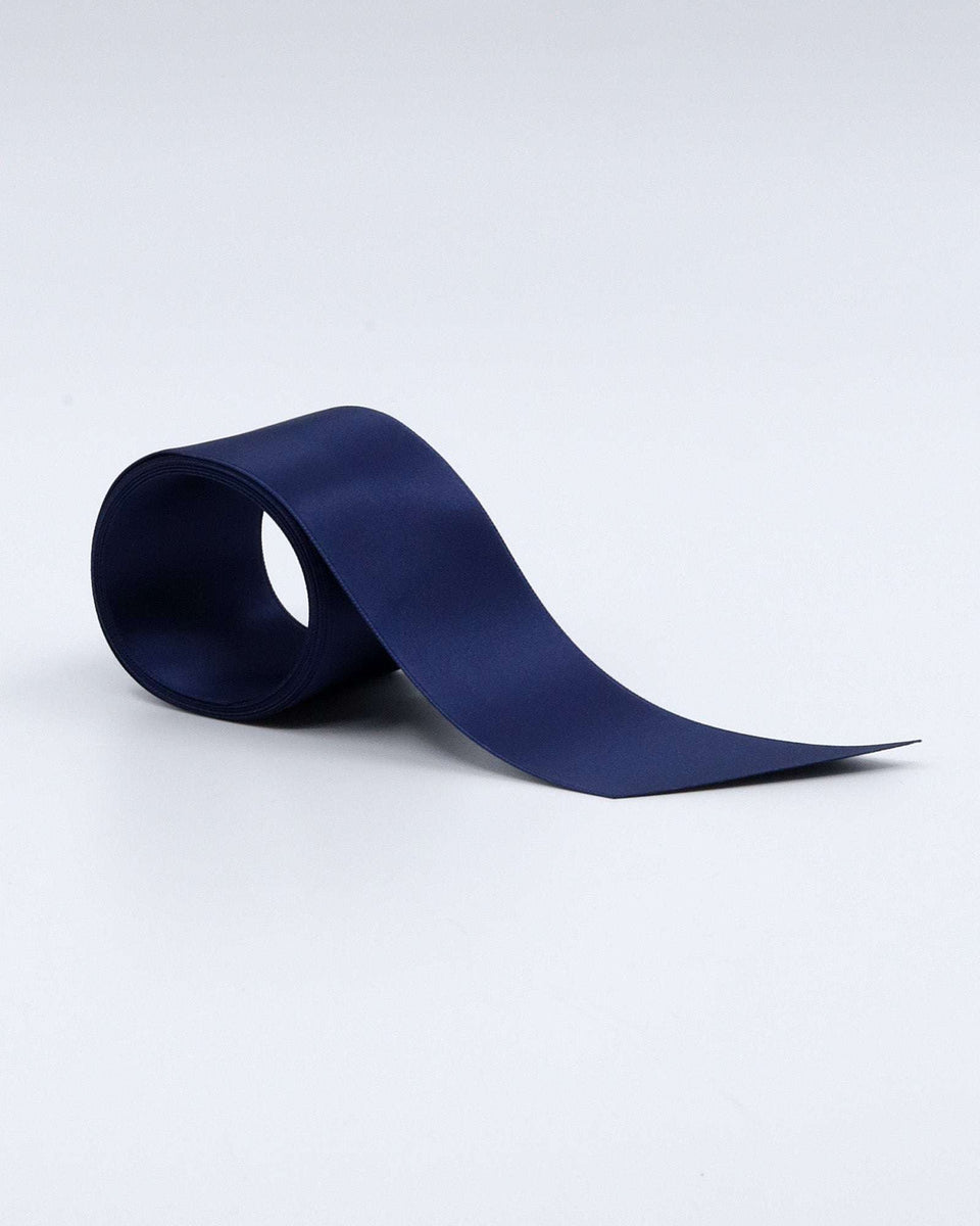 Length of Navy Satin Ribbon by FORD MILLINERY