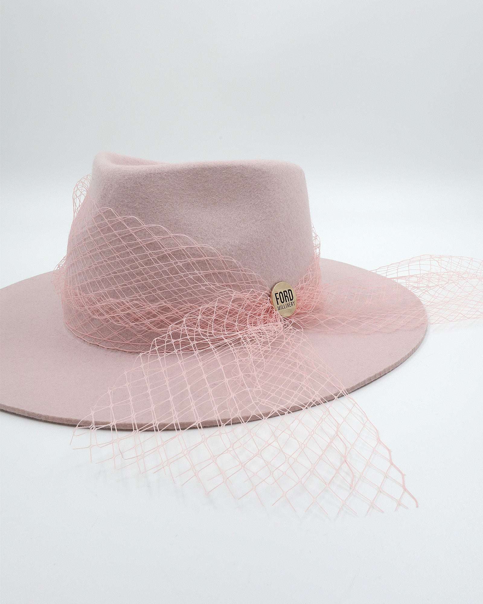SYD (pink) | Australian Wool Fedora Hat | FORD MILLINERY