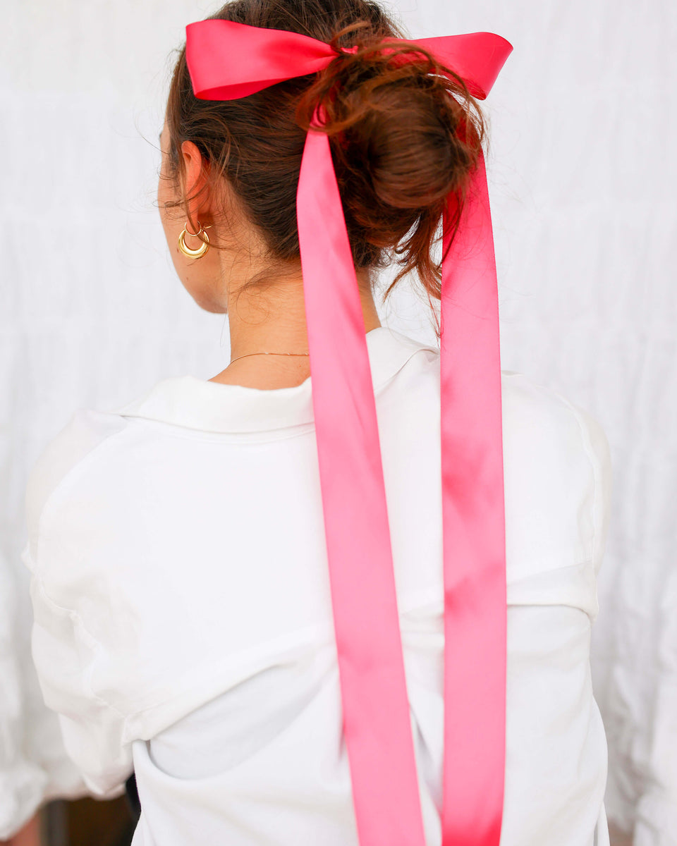Length of Ivory Satin Ribbon by FORD MILLINERY