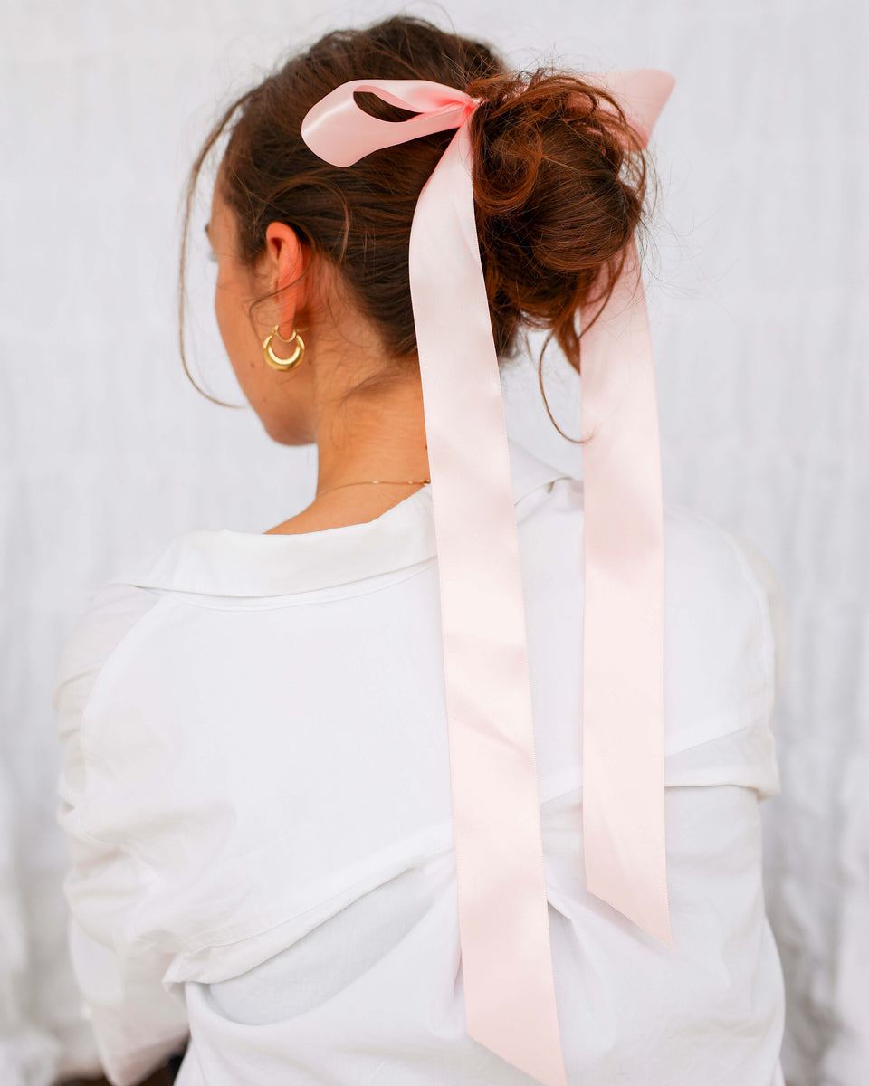 Length of Ivory Satin Ribbon by FORD MILLINERY